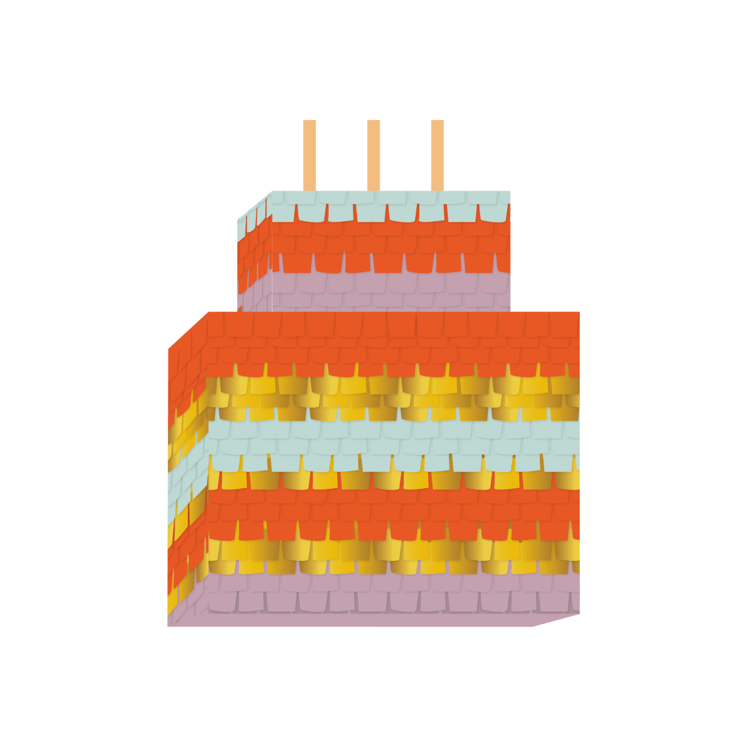 Birthday Cake Mini Pinata – Emergency Confetti