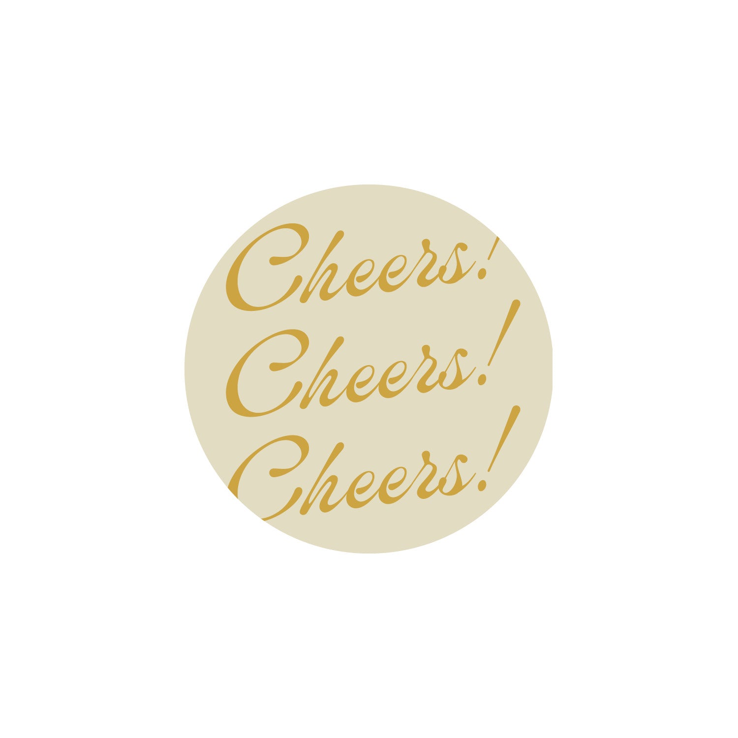 Cheers Coaster – Emergency Confetti