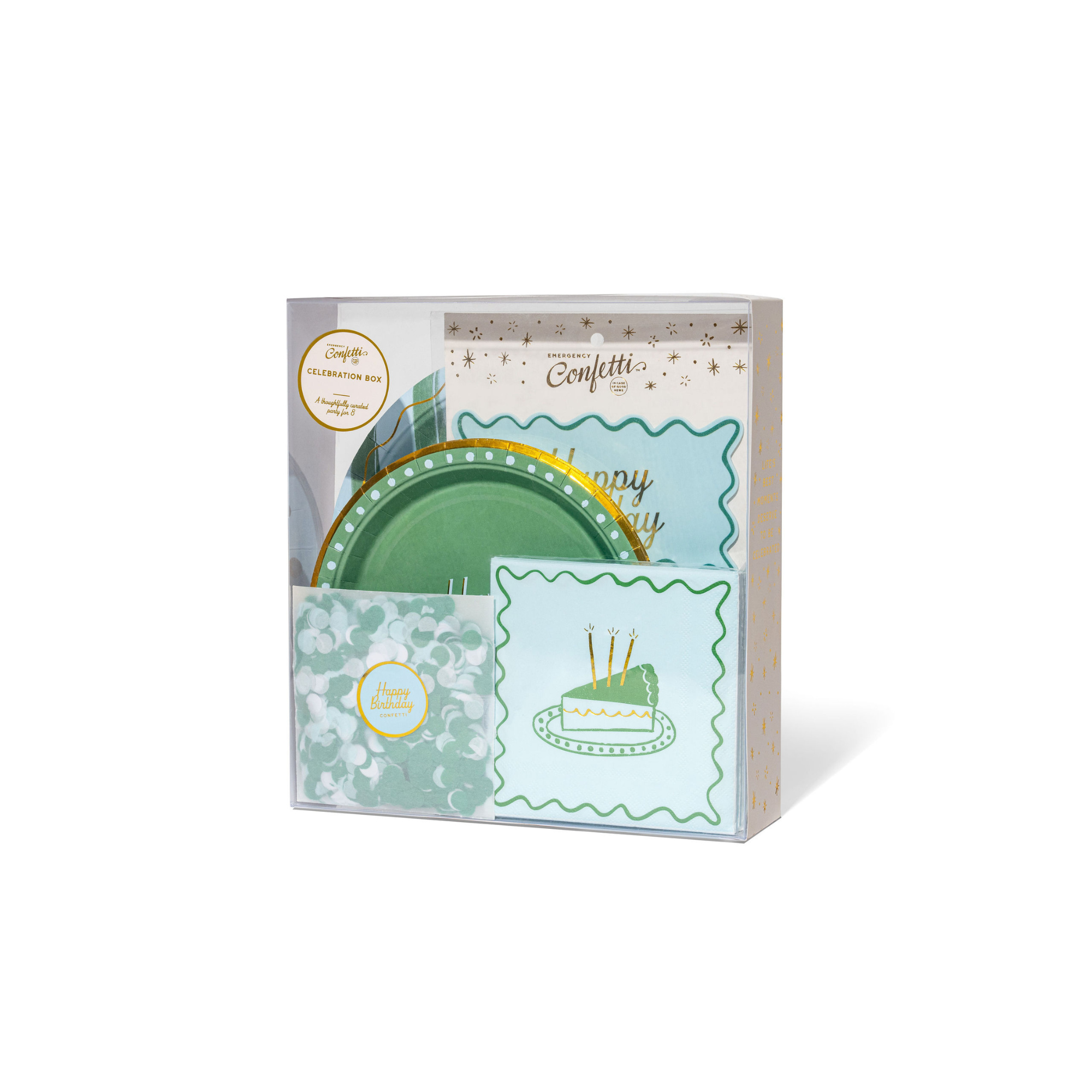 The Celebration Box- Blue Birthday Edition – Emergency Confetti